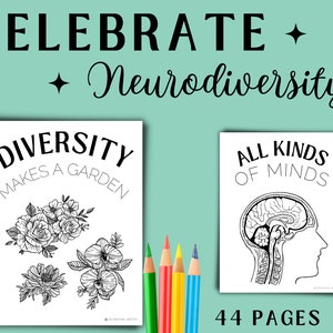 Neurodiversity & Disability Affirming Coloring Pages | Autism ...