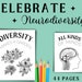 Neurodiversity & Disability Affirming Coloring Pages | Autism ...