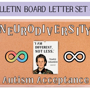 Famous Autistic People Classroom Bulletin Board Set | Printable Poster ...