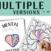Mental Health Awareness | Mindfulness Mandala Coloring Pages ...