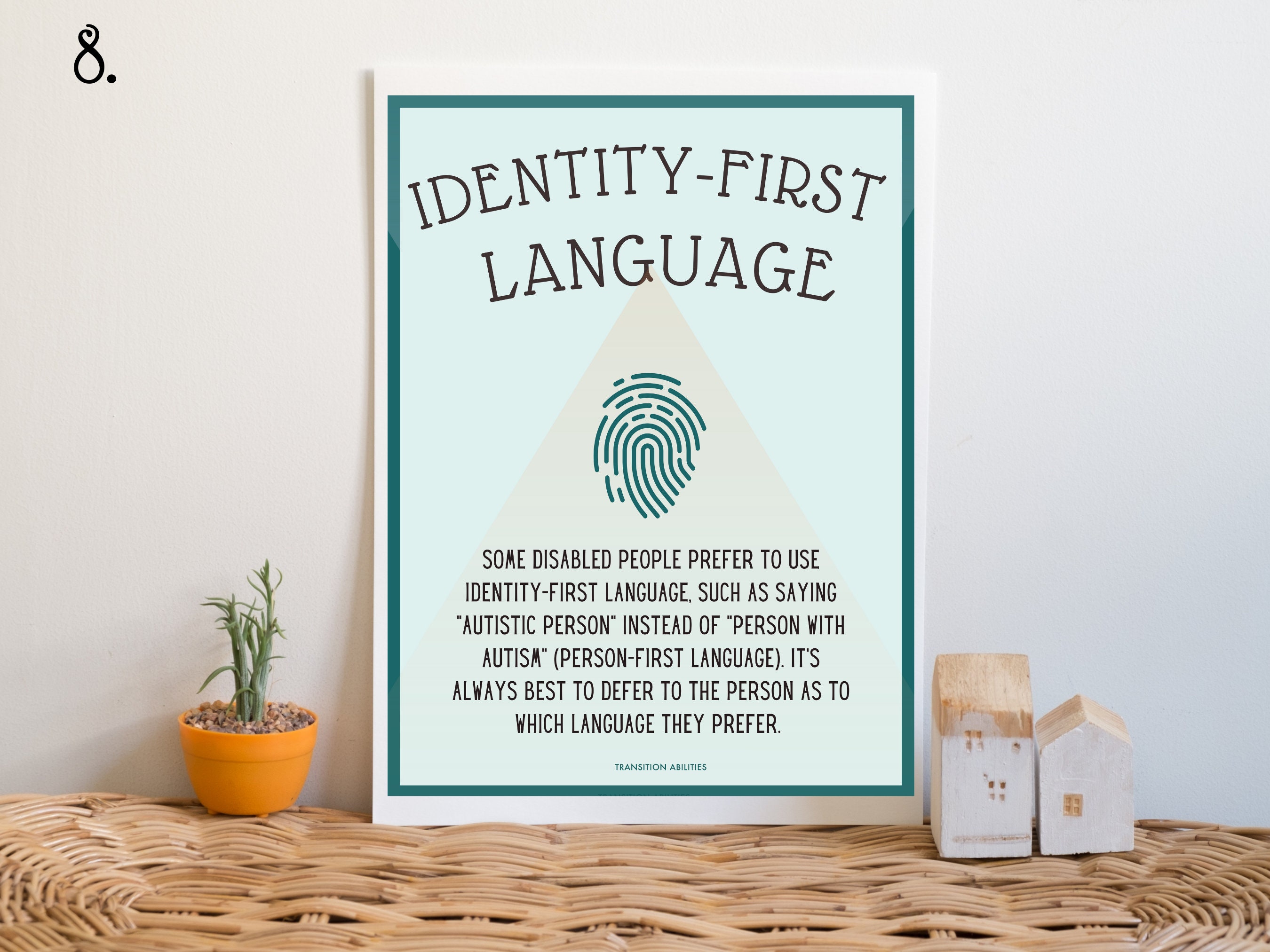 Identity-first Language Poster | Neurodiversity Acceptance & Disability ...
