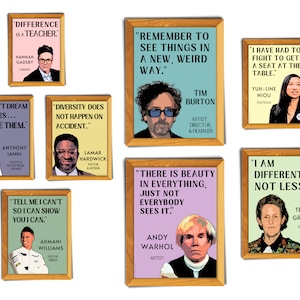 Famous Autistic People Classroom Bulletin Board Set | Printable Poster ...