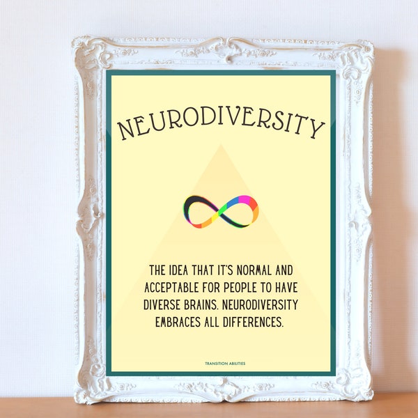 Neurodiversity Poster - Etsy UK