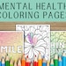 Mental Health Awareness | Mindfulness Mandala Coloring Pages ...