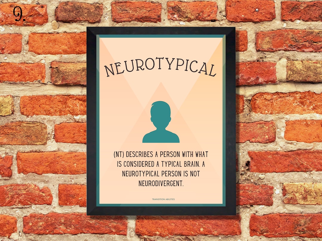 Neurotypical Definition Poster | Neurodiversity Acceptance & Disability ...