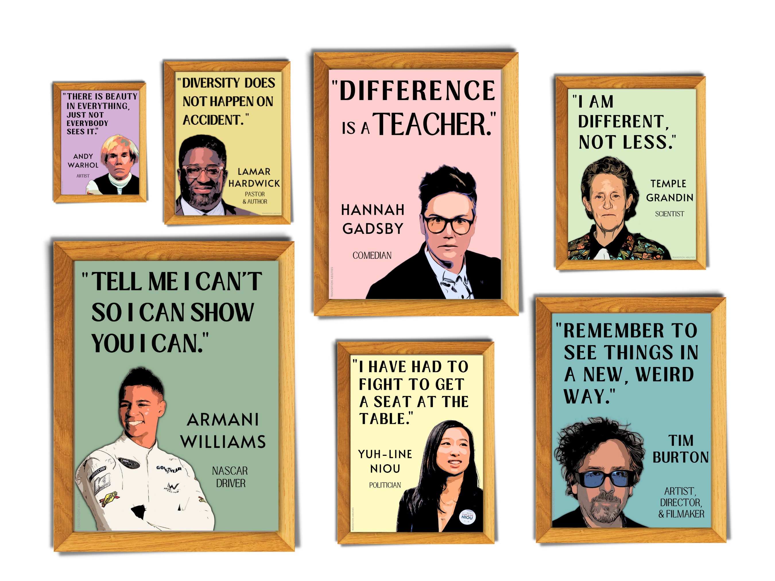 Famous Autistic People Pastel Printable Poster Bundle for - Etsy UK