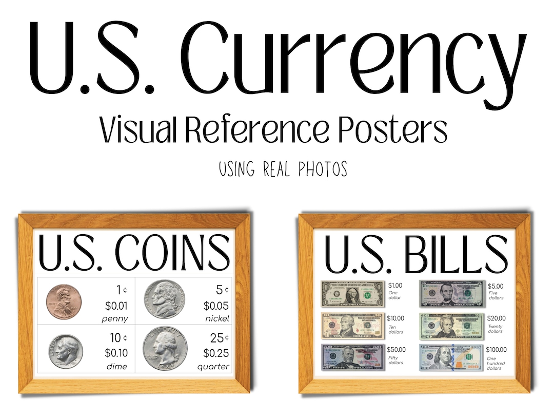 US Coin & Bills Posters | United States Coins Bills, American Coins ...