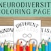Neurodiversity & Disability Affirming Coloring Pages | Autism ...