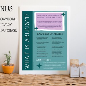 Masking Definition Poster | Neurodiversity Acceptance & Disability ...