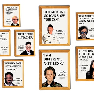 Famous Autistic People | Printable Poster Bundle for Autism Acceptance ...