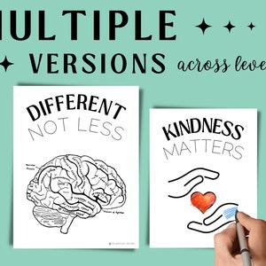 Neurodiversity & Disability Affirming Coloring Pages | Autism ...