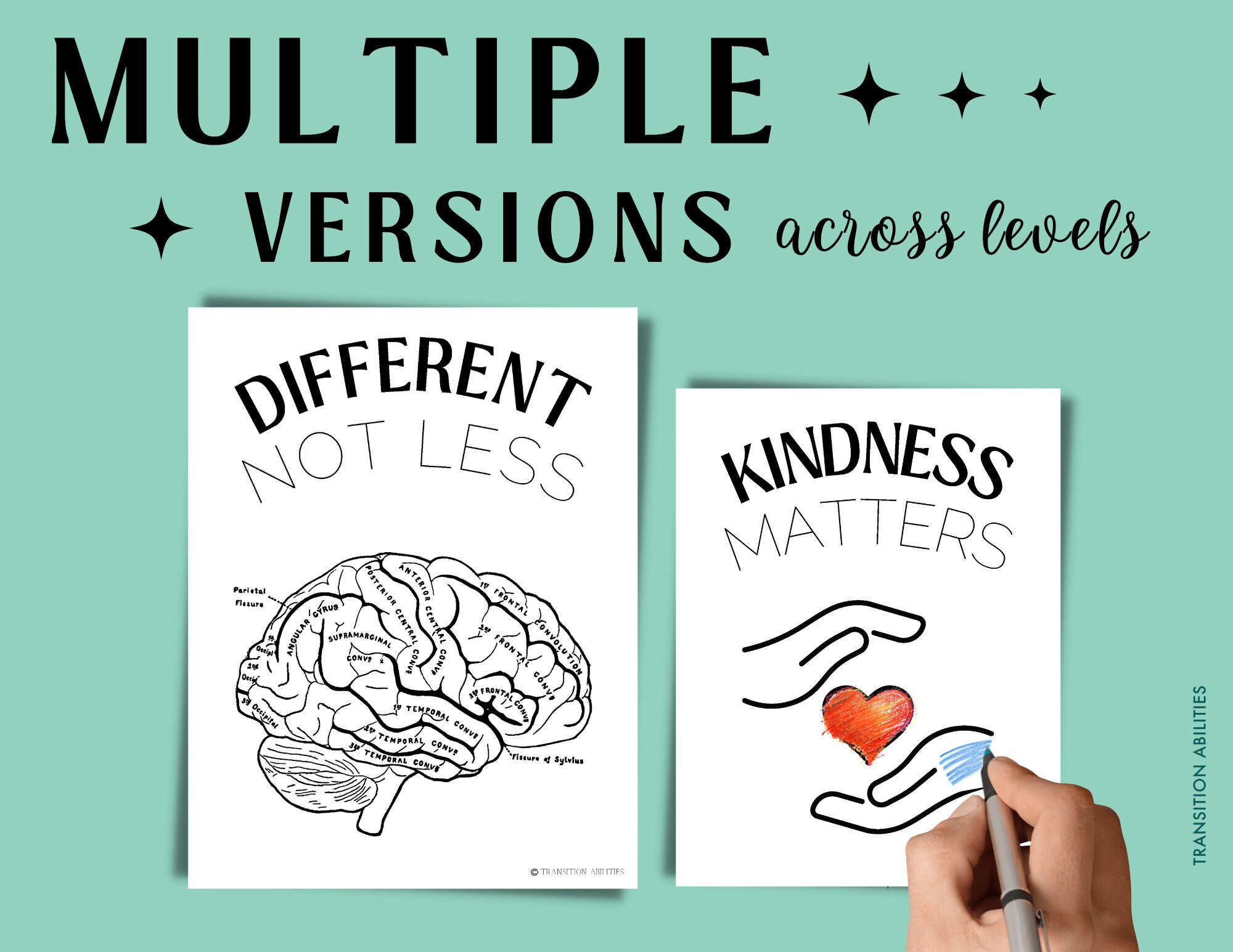 Neurodiversity & Disability Affirming Coloring Pages | Autism ...