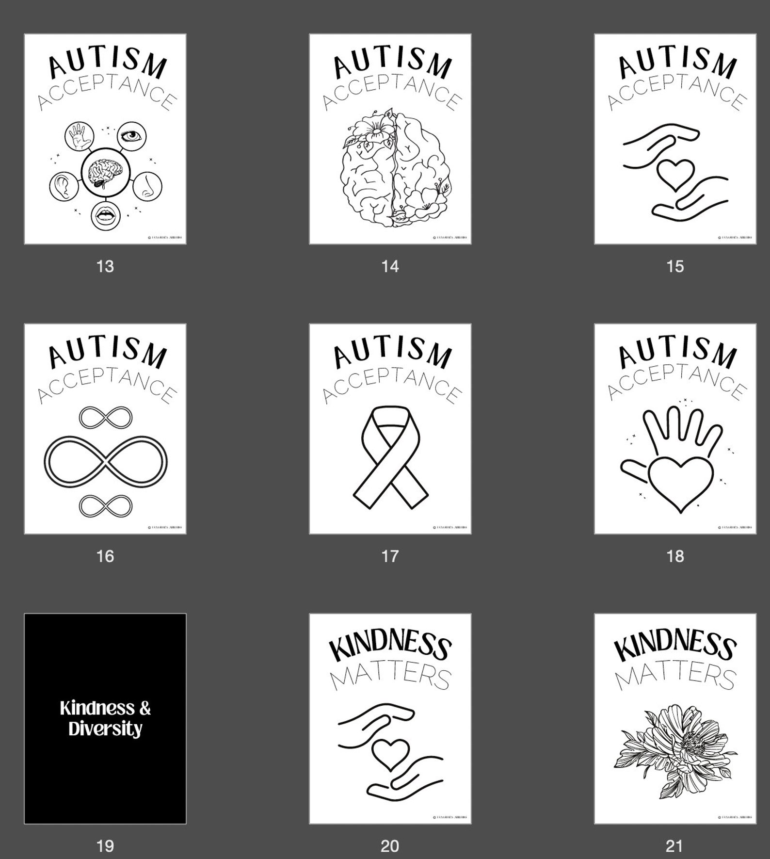 Neurodiversity & Disability Affirming Coloring Pages | Autism ...