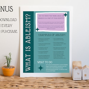 Poster Set 16 | Neurodiversity Acceptance & Disability Awareness ...