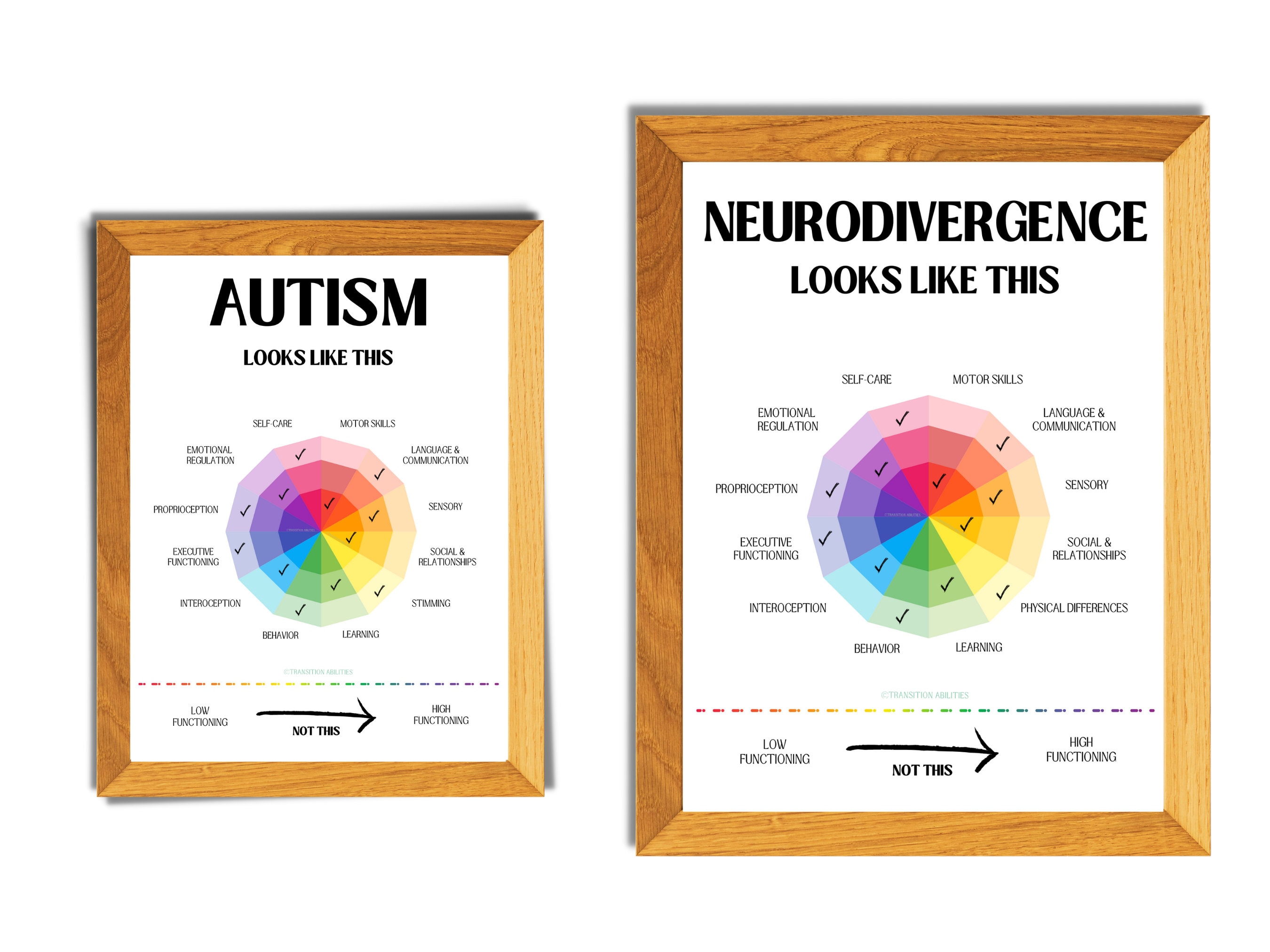 Neurodiversity Spectrum of Traits - Autism and Disability Poster - Etsy
