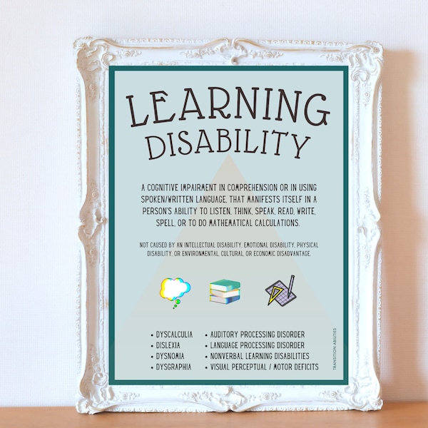 Learning Disability - Etsy