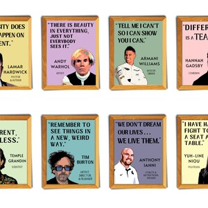 Famous Autistic People Pastel Printable Poster Bundle for - Etsy UK