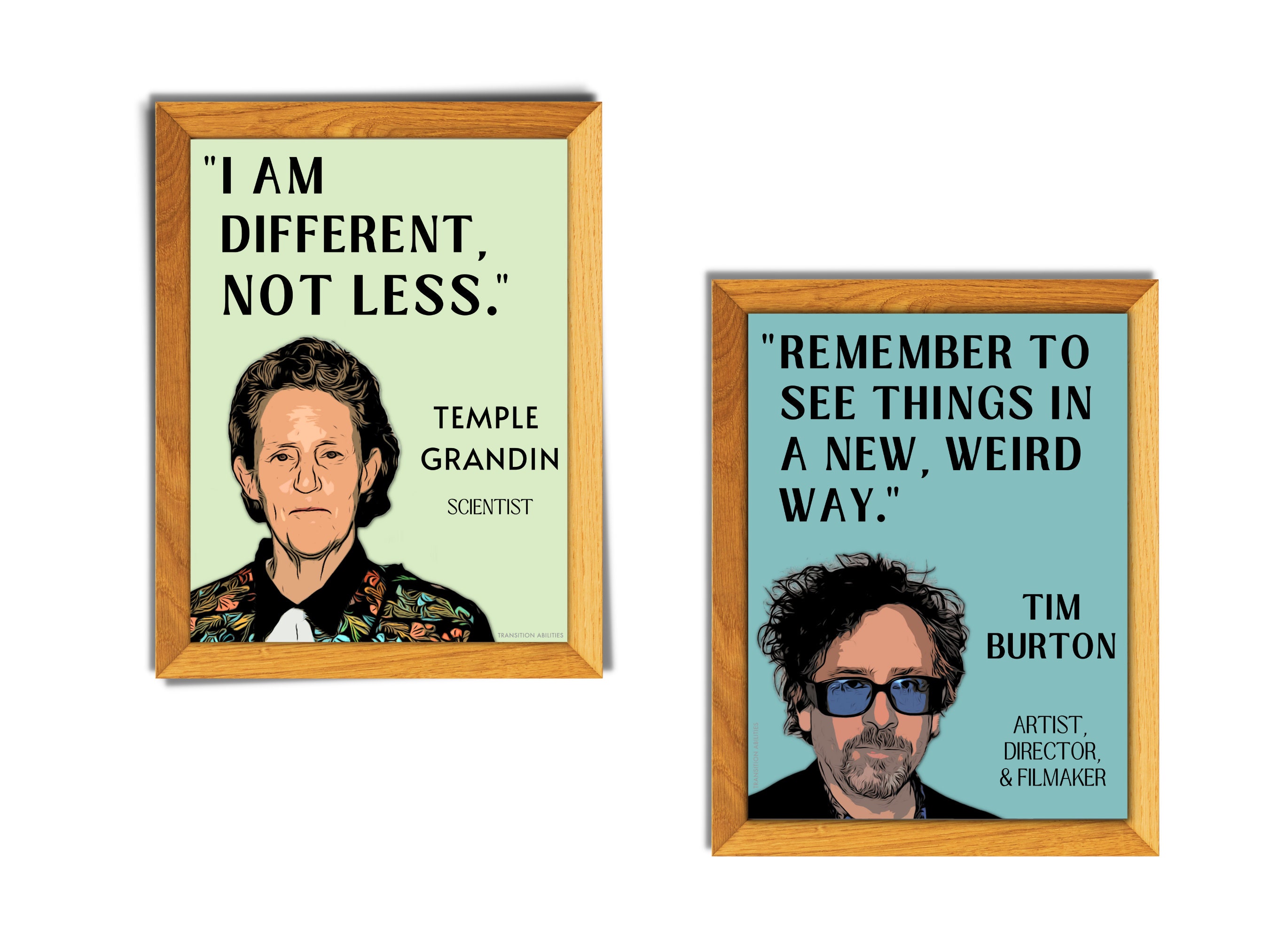 Famous Autistic People Pastel Printable Poster Bundle for - Etsy UK