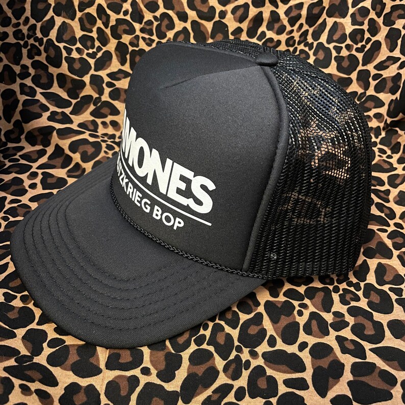 Ramones the Ramones Blitzkrieg Bop Mesh Trucker Hat - Etsy