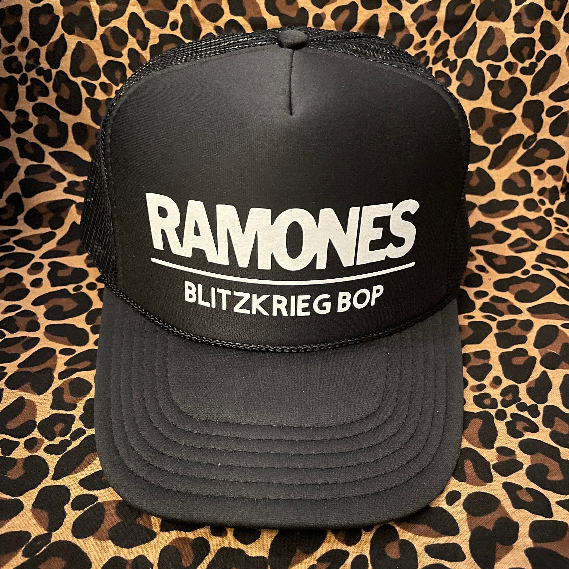 Ramones the Ramones Blitzkrieg Bop Mesh Trucker Hat - Etsy