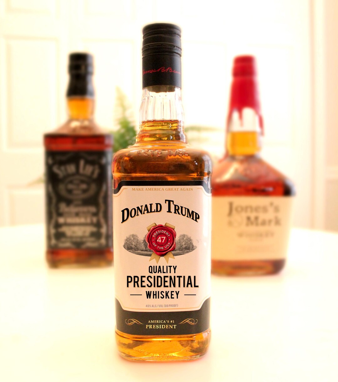 Presidential Whiskey Donald Trump Style Whiskey Label to Fit Jim Beam ...