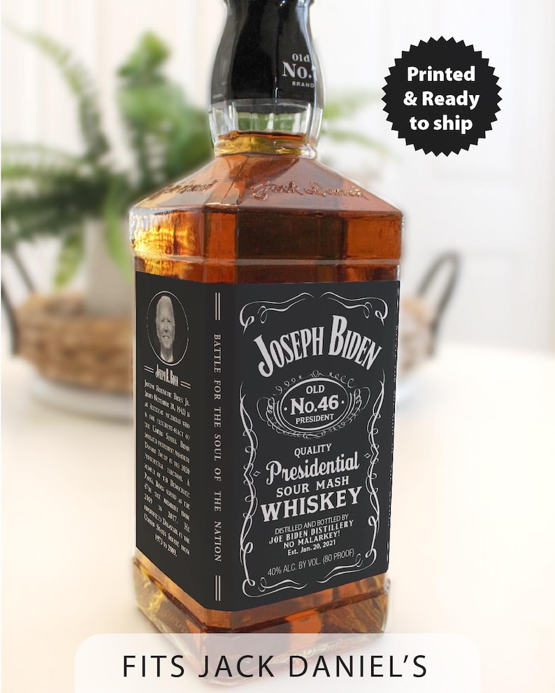 Presidential Whiskey Donald Trump Style Whiskey Label to Fit Jim Beam ...