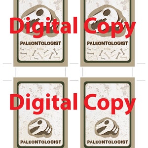 Paleontologist Badge for Costume (digital Download Only) - Etsy
