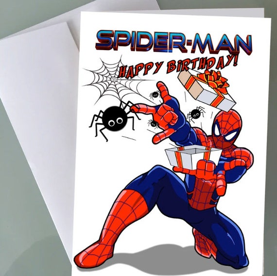 Spider Man Birthday Greetings