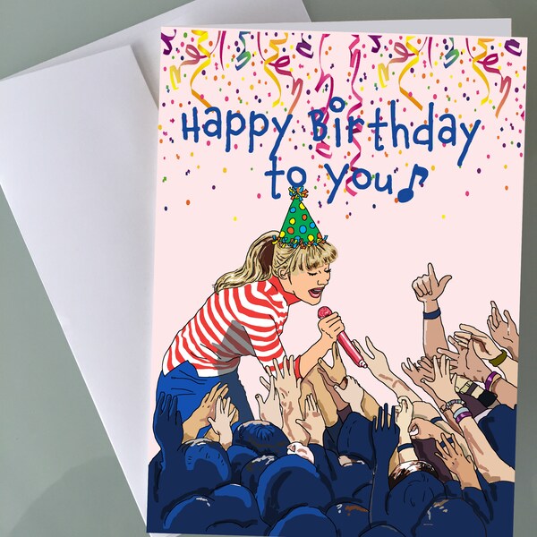 Birthday Card Billie Eilish - Etsy Canada