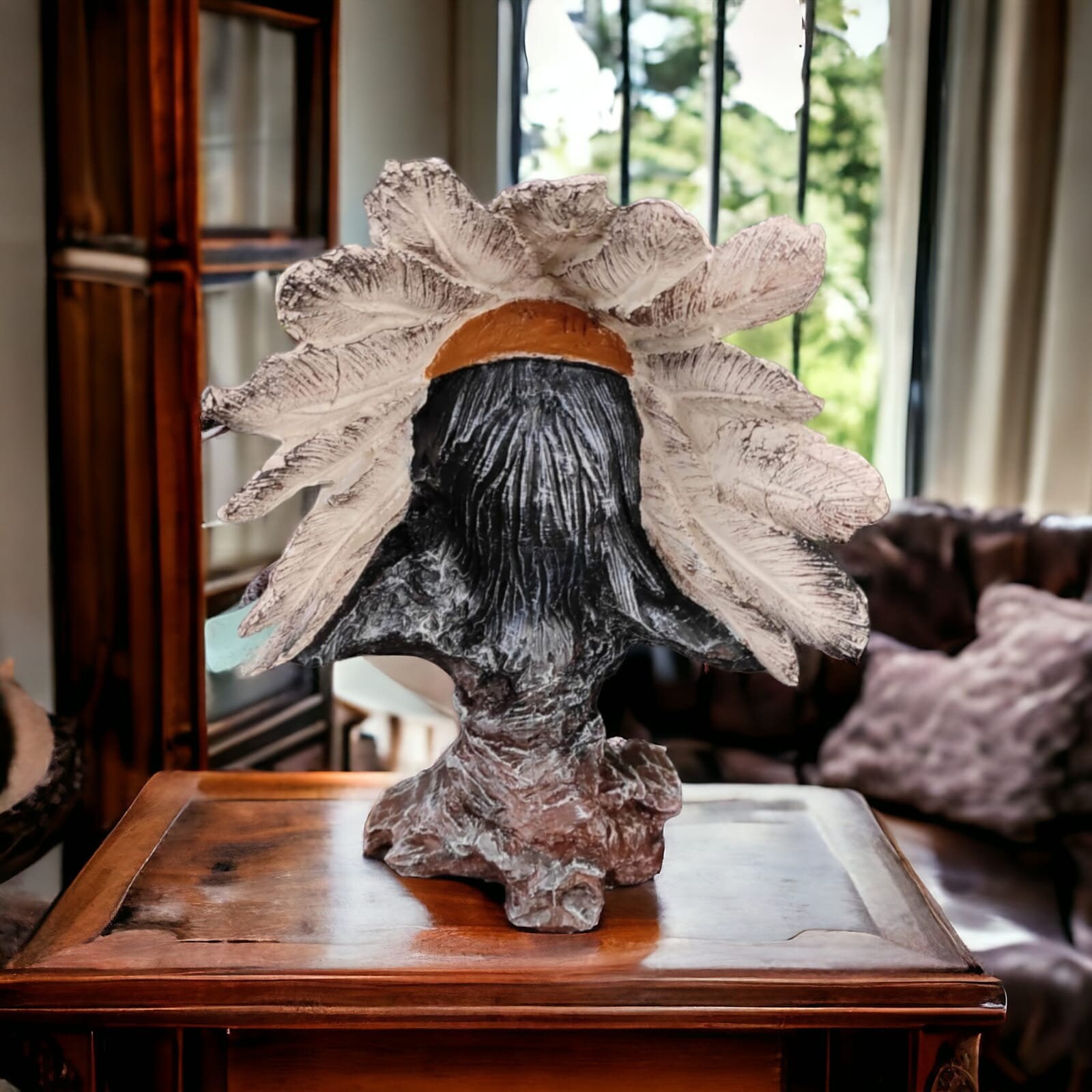 Native American Indian Chef,indian Statue,art Objects,handmade Decor ...