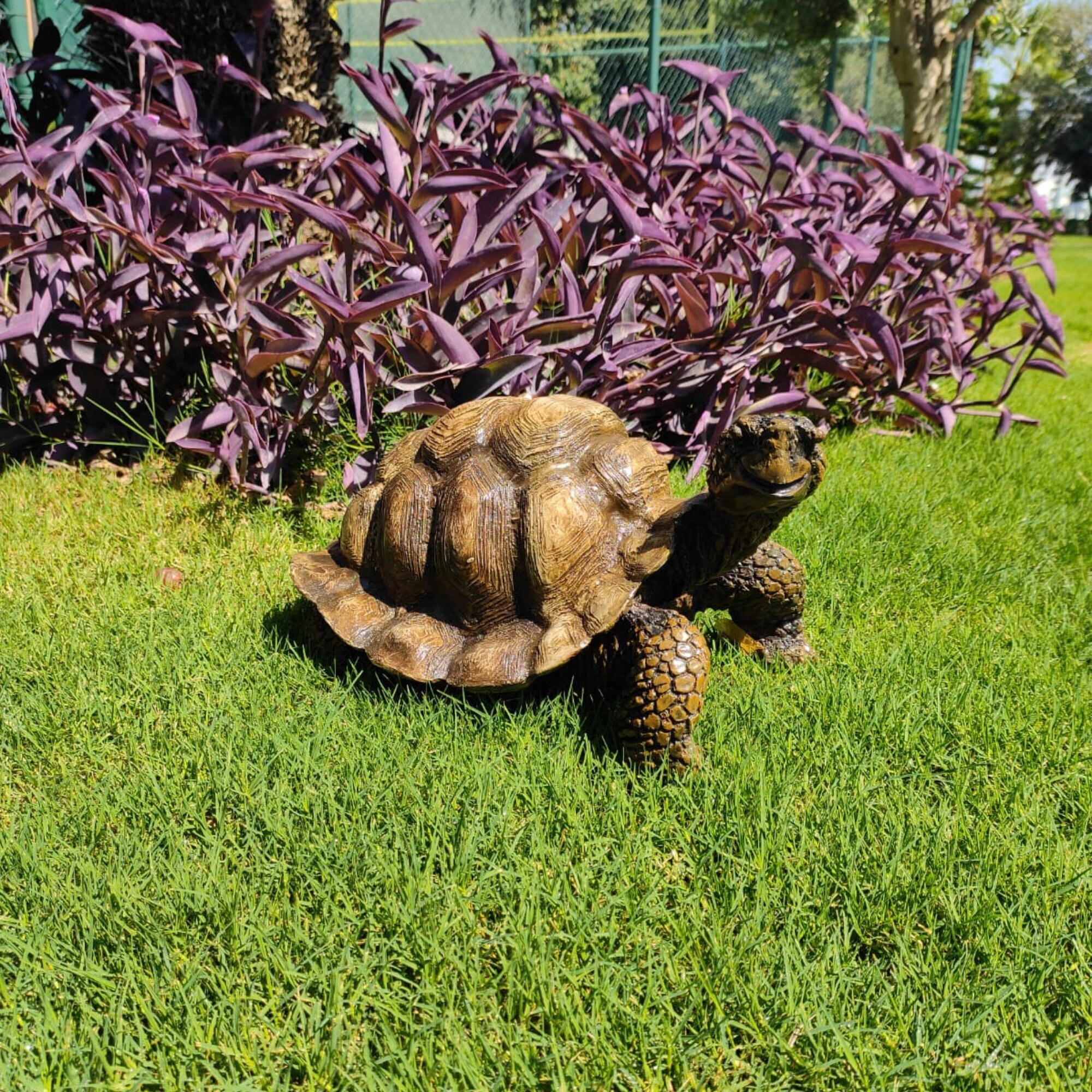 Turtle Sculpture, Outdoor Garden Decor, Reptile Sculpture, Animal ...