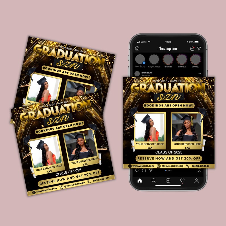 Graduation Booking Flyer, Graduation Special Flyer, Graduation Deals ...
