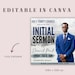 Initial Sermon Invitation Template Flyer,social Media Flyer Template ...