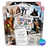 2026 Christian Vision Board Kit | God Centered Goals, Affirmations ...