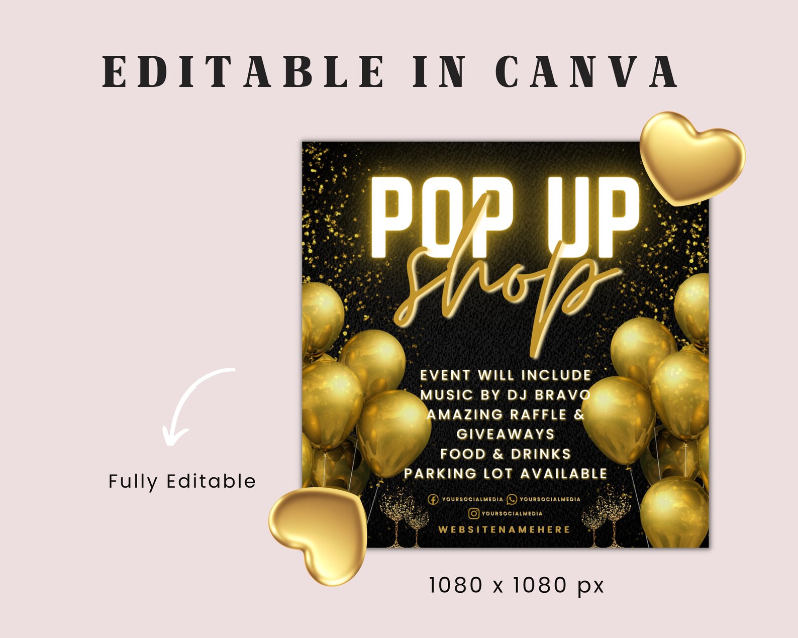 Pop up Shop Flyer,pop up Shop Template,diy Pop up Shop Flyer,pop up ...