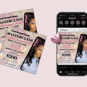 Masterclass Flyer, Diy Masterclass, Flyer Designs, Appointment Flyer ...