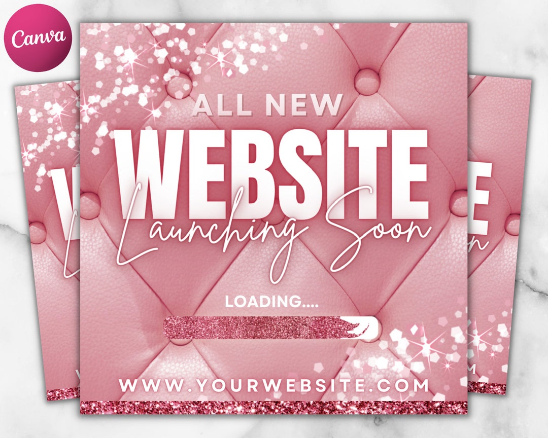 Website Launching Flyer, Coming Soon Flyer, Site Launch Flyer, Boutique ...