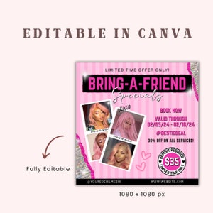 Bring A Friend Booking Flyer, Bring A Friend Special, Bring A Friend ...