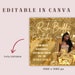 Birthday Flyer Template| DIY Golden Goddess Bday Social Media Instagram ...