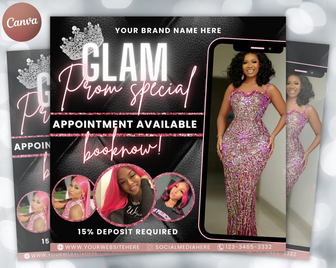 Prom Invitation Flyer, Prom Event Flyer, Prom Invitation, Prom Event ...