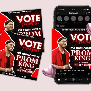 Vote Homecoming Queen Flyer, Homecoming Flyer, Campaign Flyer, Class ...