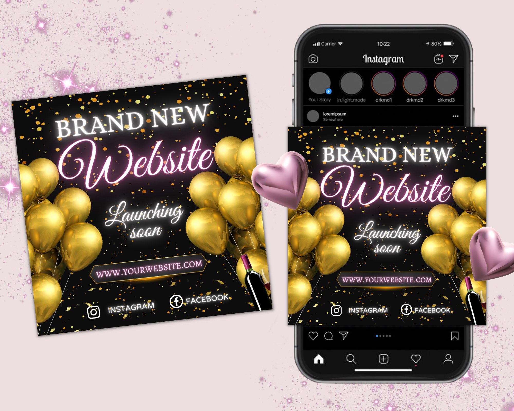 Website Launch Flyer Branding Flyer Grand Opening Flyer - Etsy