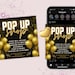 Pop up Shop Flyer,pop up Shop Template,diy Pop up Shop Flyer,pop up ...