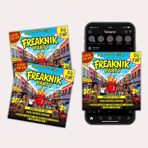 Freaknik Party Flyer, 90s Cookout Flyer, Nightclub Flyer, Pool Mansion ...