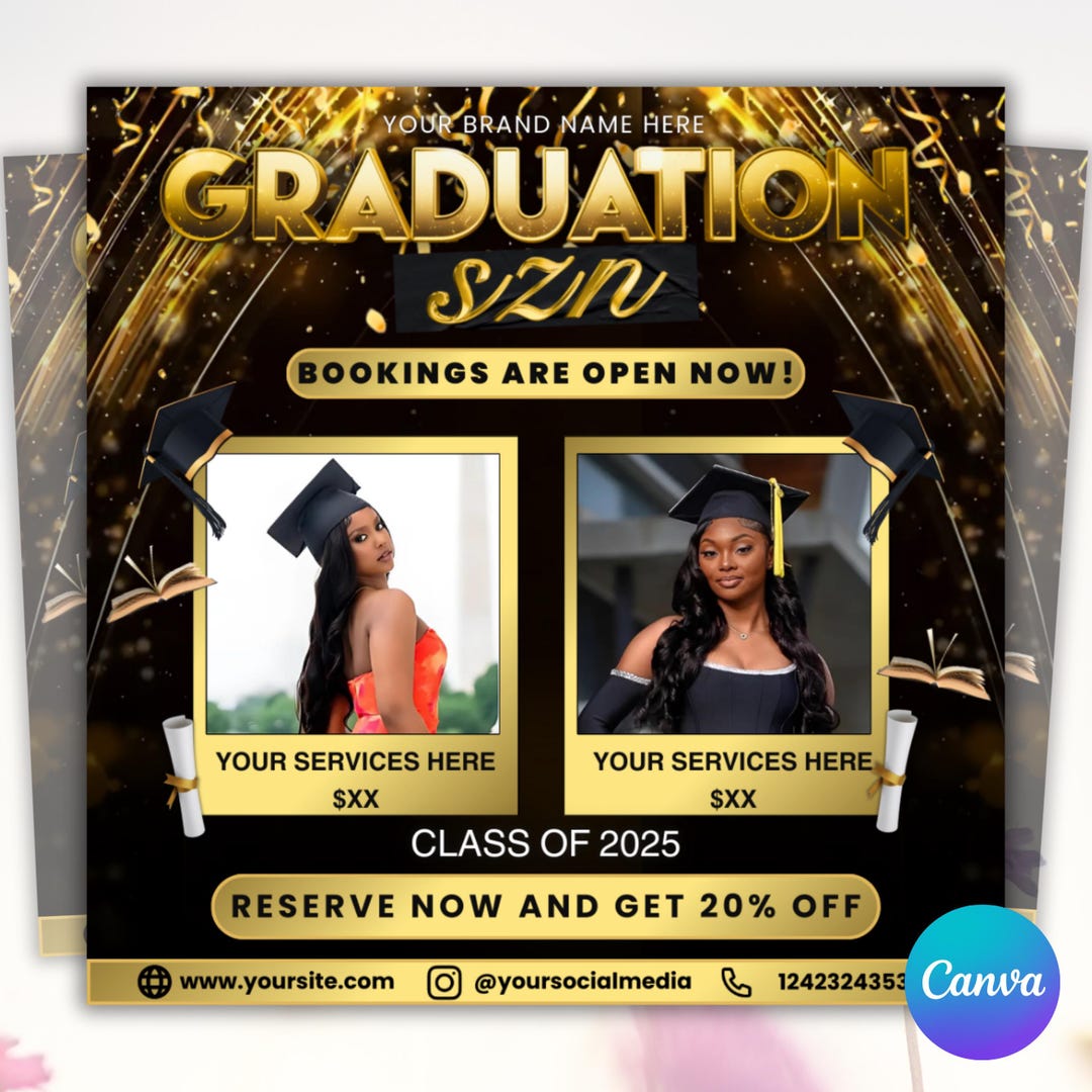 Graduation Booking Flyer, Graduation Special Flyer, Graduation Deals ...