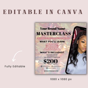 Masterclass Flyer, Diy Masterclass, Flyer Designs, Appointment Flyer ...