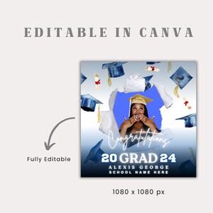 Graduation Flyer, 2024 Graduation Invites, Graduation Flyer Template ...