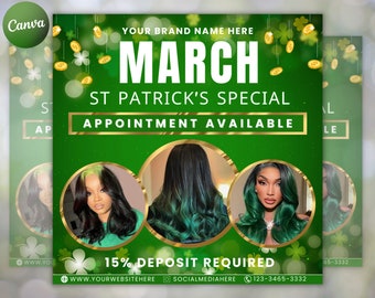 March Booking Flyer - Etsy