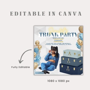 Trunk Party Flyer, Graduation Party Invitation, College Send off ...
