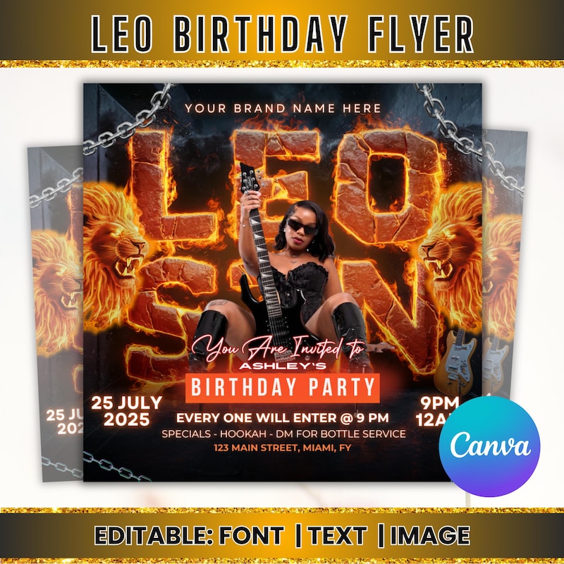 Leo Bash Party - Etsy